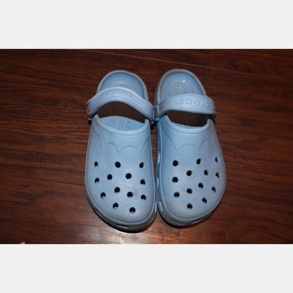 Light Blue Crocs - Gem